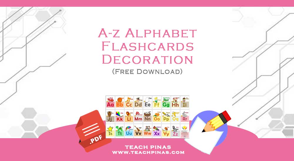 A-Z Alphabet Flashcards/Decoration for Kids - Teach Pinas
