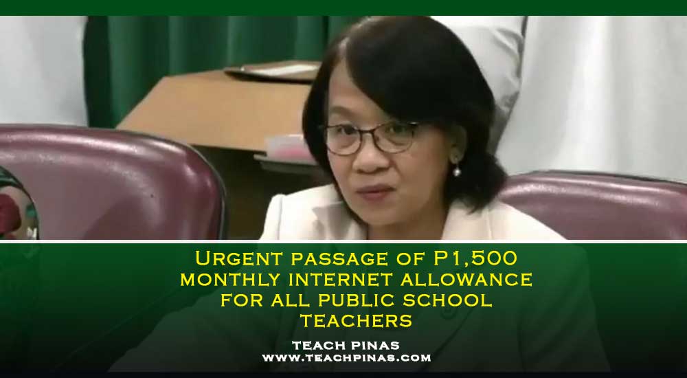 P1.5k monthly internet allowance for all public school teachers - Teach ...