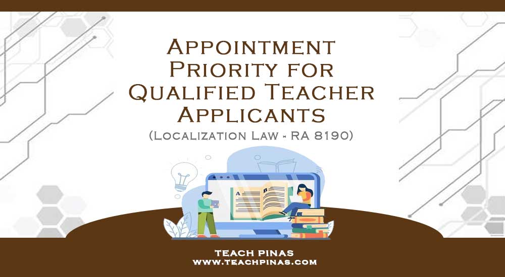 Localization Law: Appointment Priority for Qualified Teacher Applicants ...