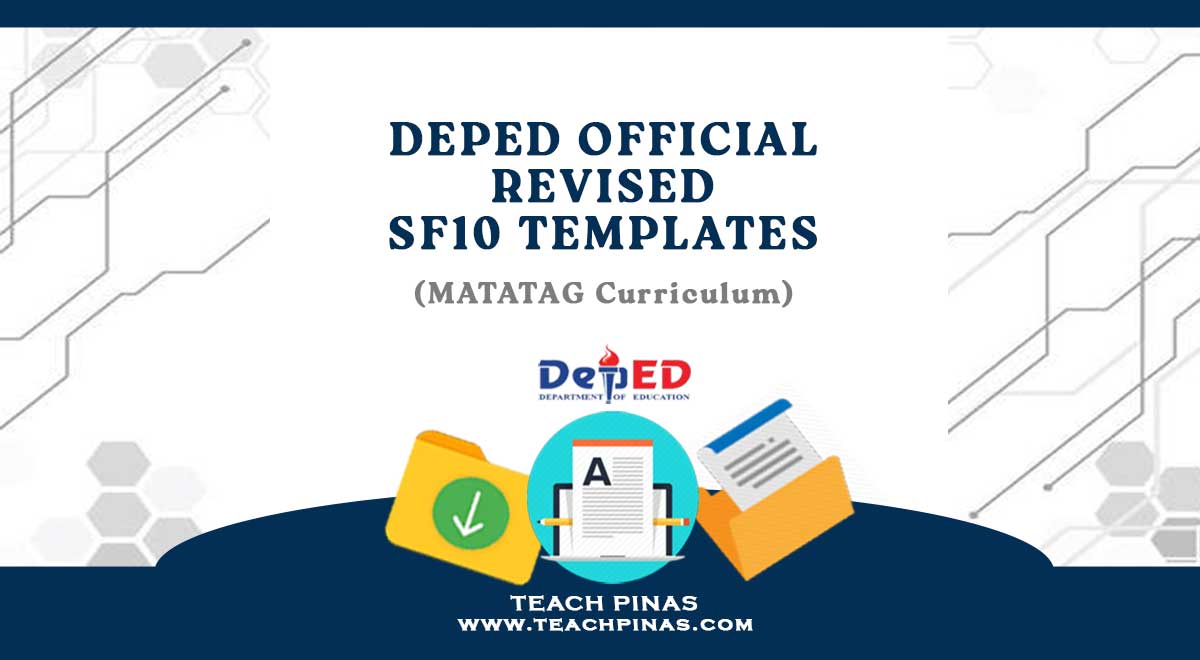 DepEd Revised SF10 2025 Template (MATATAG) - Teach Pinas