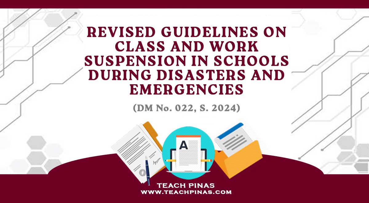 Guidelines on the Suspension of Classes and Work in Schools - Teach Pinas